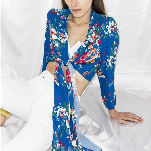 ROLLA'S | Tops | Revolve Rollas Floral Wrap Top | Poshmark